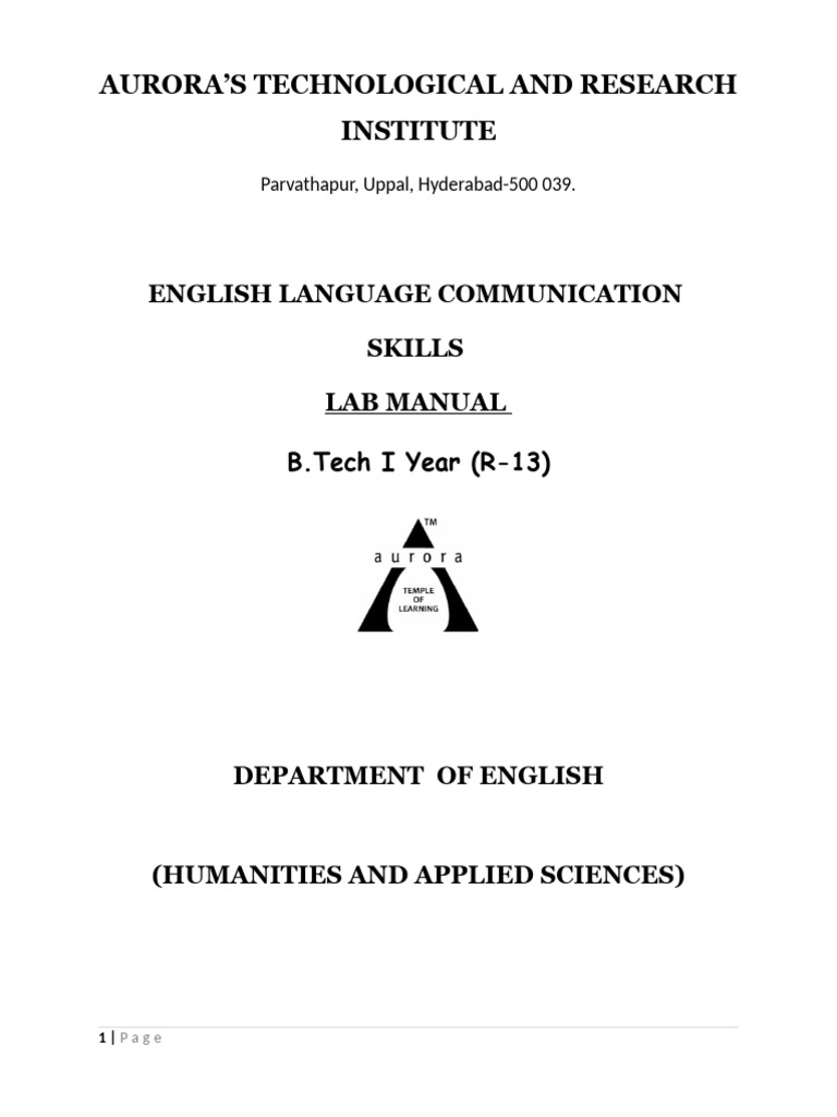 Elcs Lab Manual | PDF