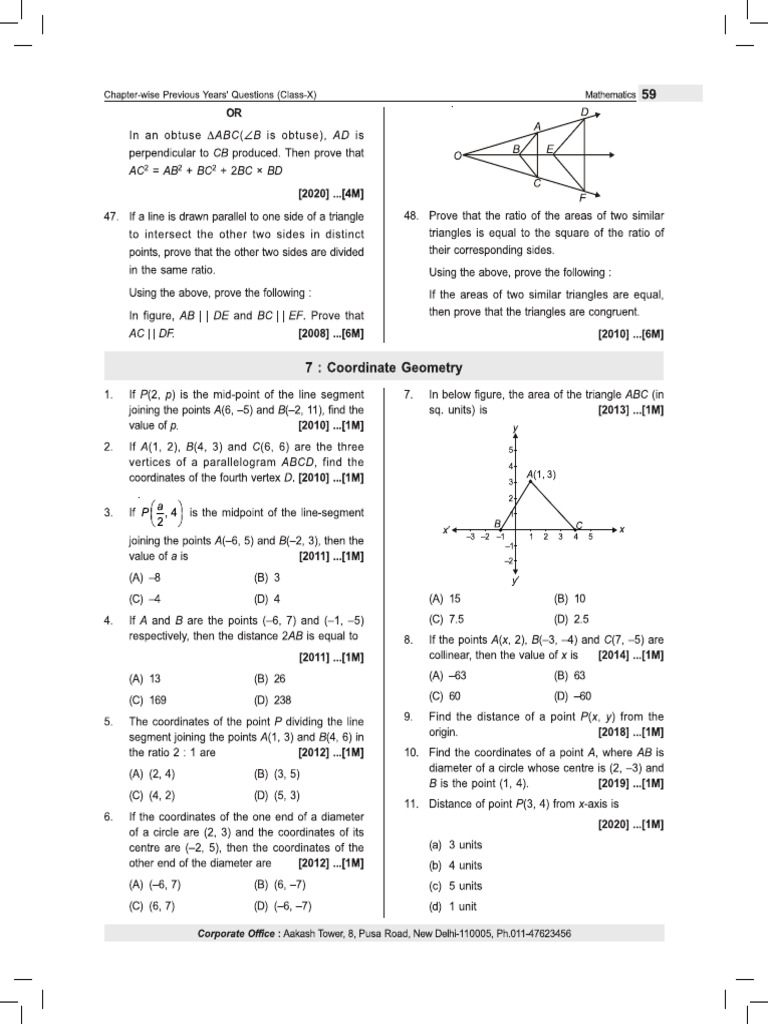 Chapter 7 Revision Pyq | PDF