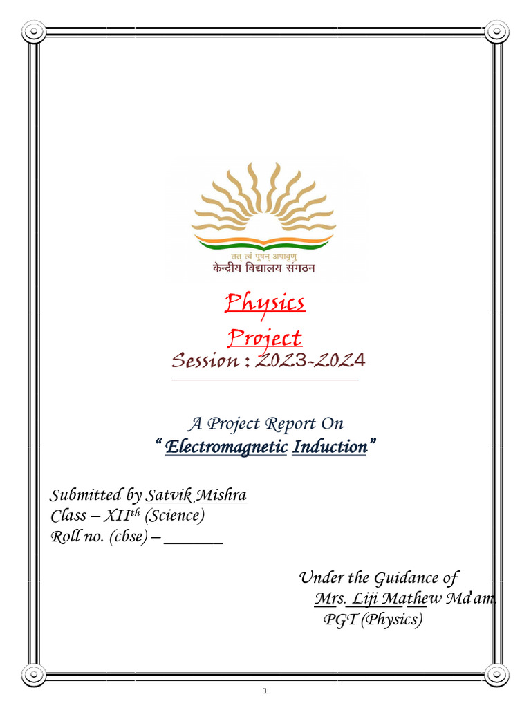 Satvik Mishra Physics | PDF