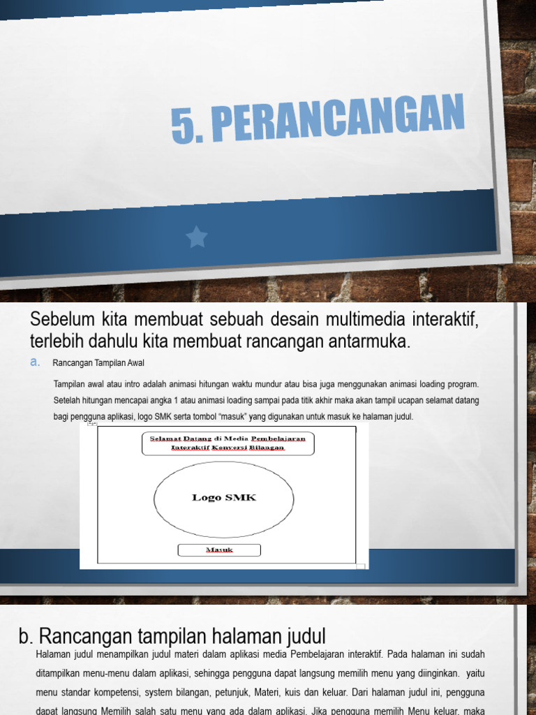 BAB 3 DESAIN USER INTERFACE (Perancangan) | PDF BAB 3 DESAIN USER INTERFACE (Perancangan) | PDF