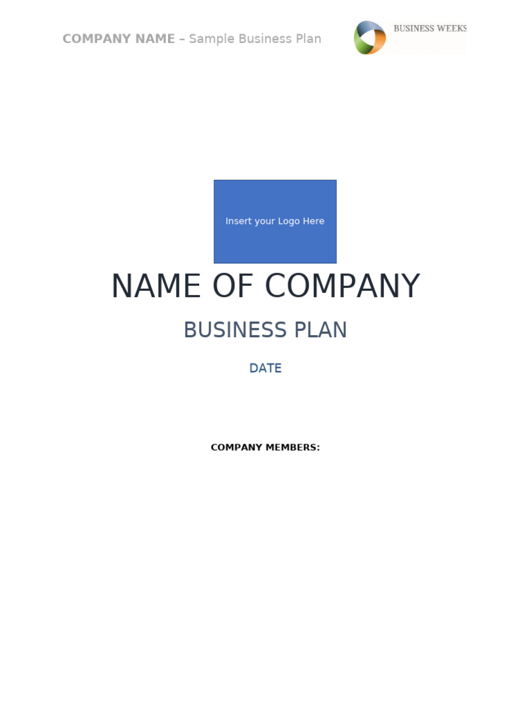 Sample Business Plan Template - Day 4 | PDF
