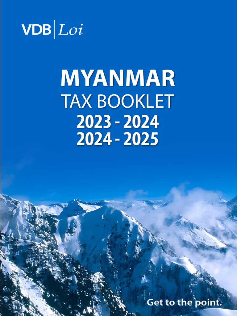 Myanmar Tax Booklet - 2023 2024 - 2024 2025 | PDF