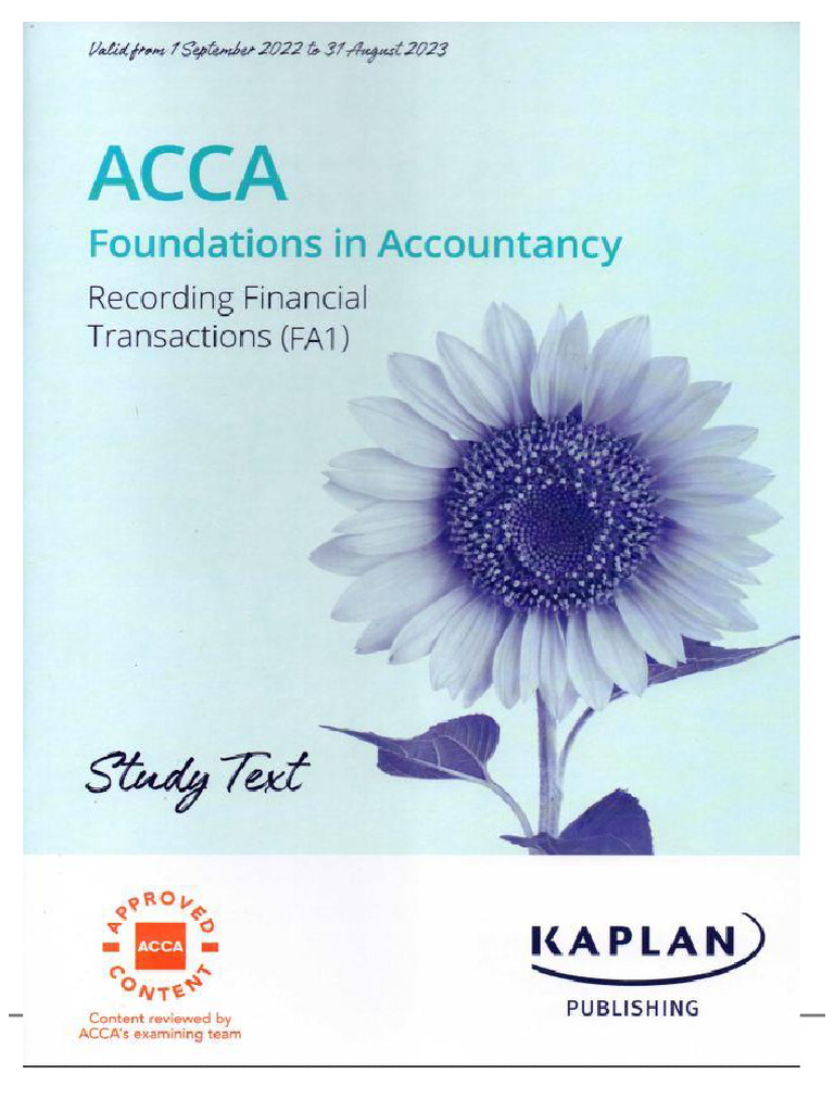 FA1 Kaplan Text | PDF