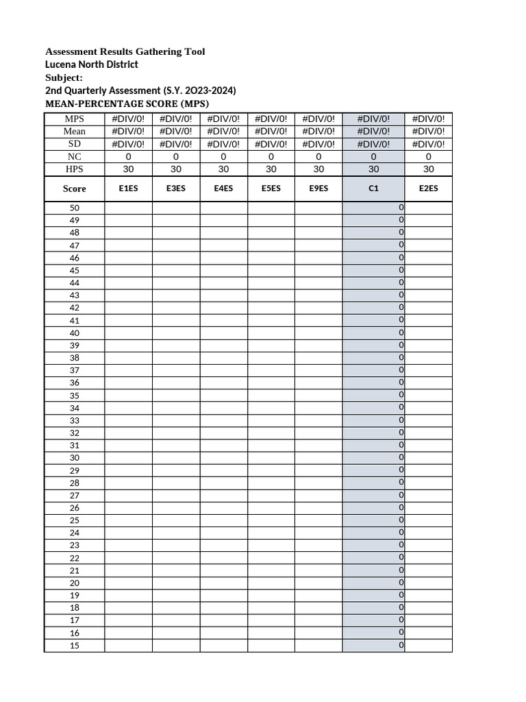 EPP Q4 GR5 TOS ARG Tool South District Consolidation | PDF