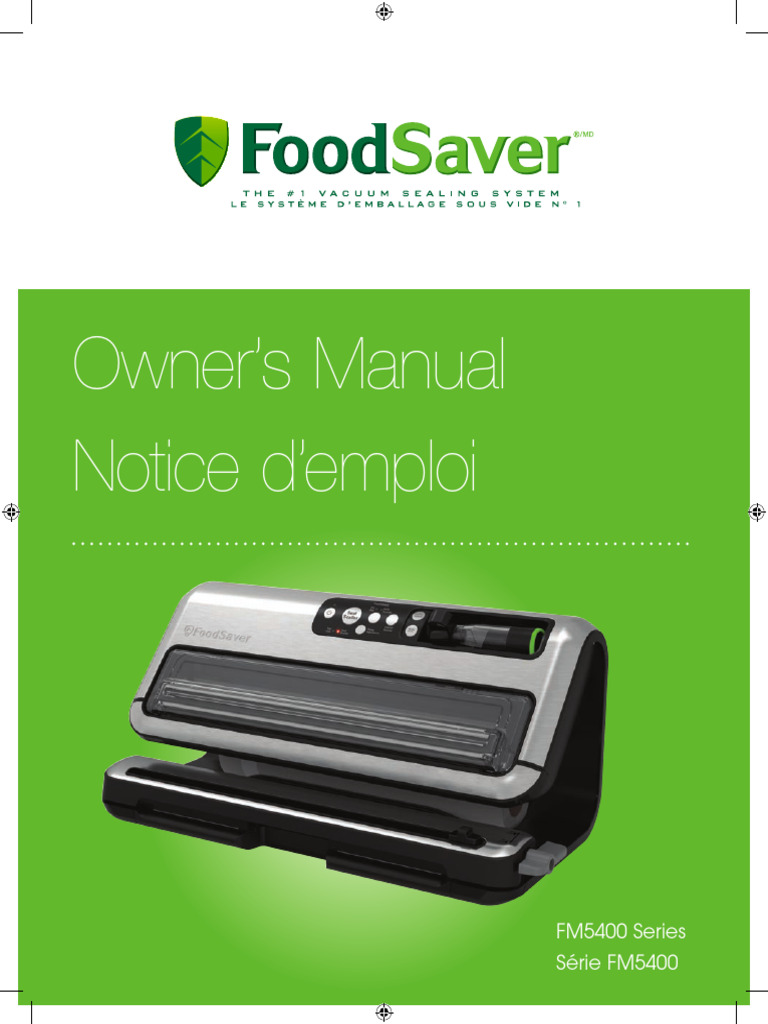 Foodsaver FM5460 EN | PDF | Vegetables | Food And Drink Preparation