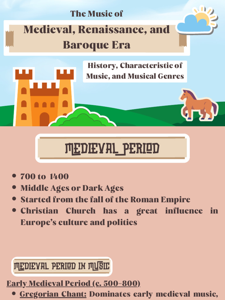 LESSON-1-4-MEDIEVAL-RENAISSANCE-BAROQUE-MUSICAL | PDF