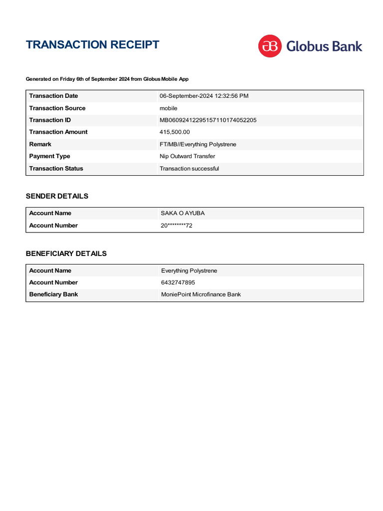 Receipt 522050906122958 | PDF | Finance & Money Management