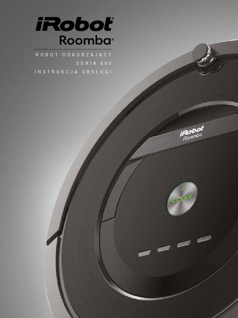Roomba Seria 800 UserManual PL DLF | PDF