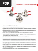 Oliver DBB Valves | PDF | Valve | Pipe (Fluid Conveyance)
