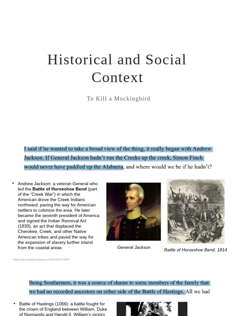 Historical and Social Context | PDF