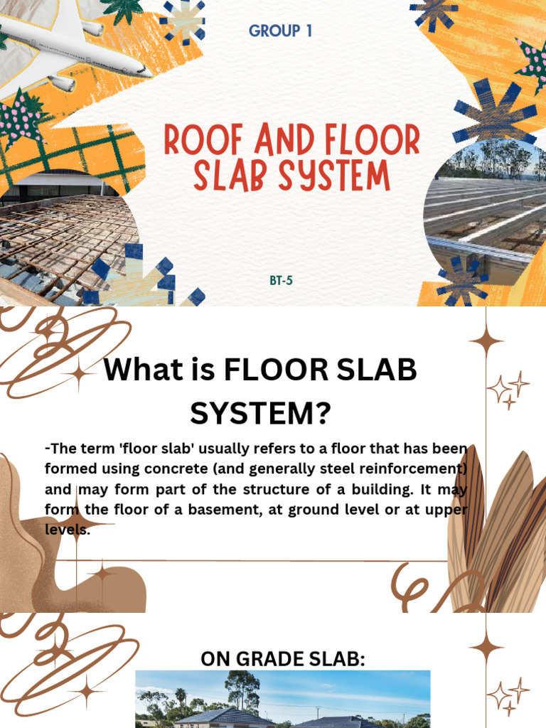 Floor and Roof Slab System | PDF