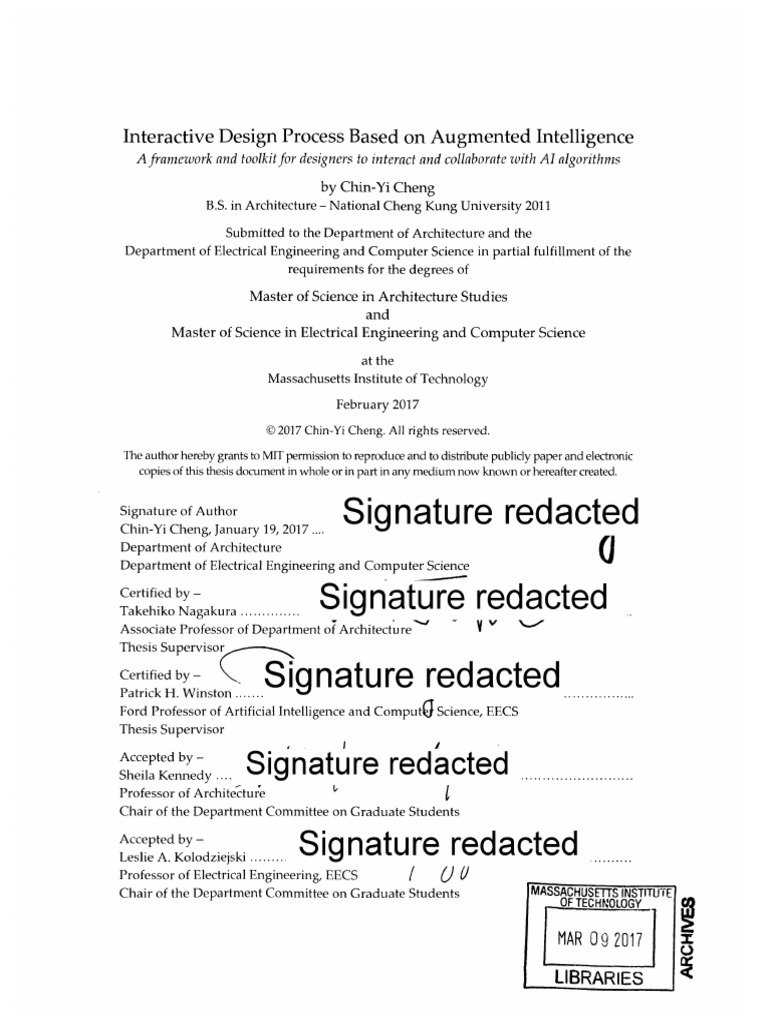 Acted: Signature Redacted | PDF