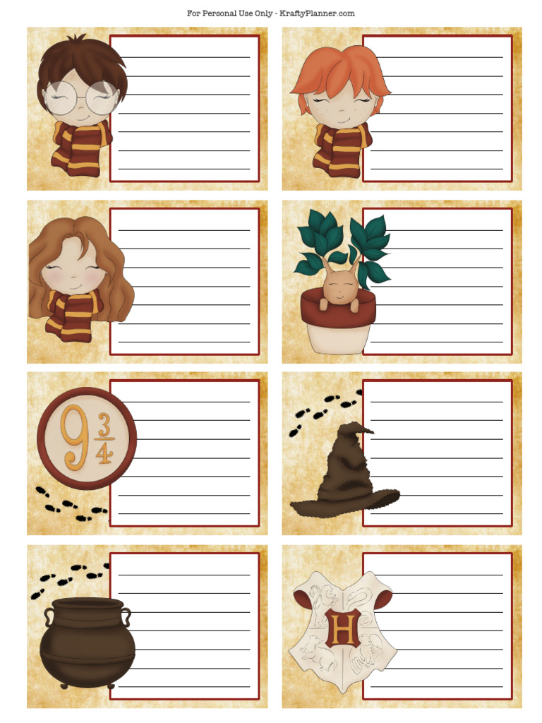 Editable Note Cards | PDF