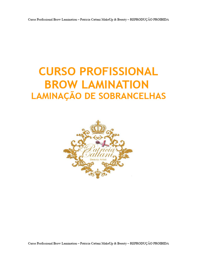 Apostila Brow Lamination | PDF | Business | Wellness