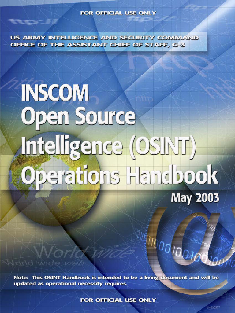 Osint Handbook | PDF