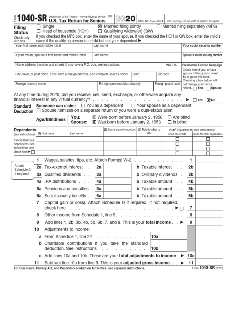 2020 TaxReturn | PDF