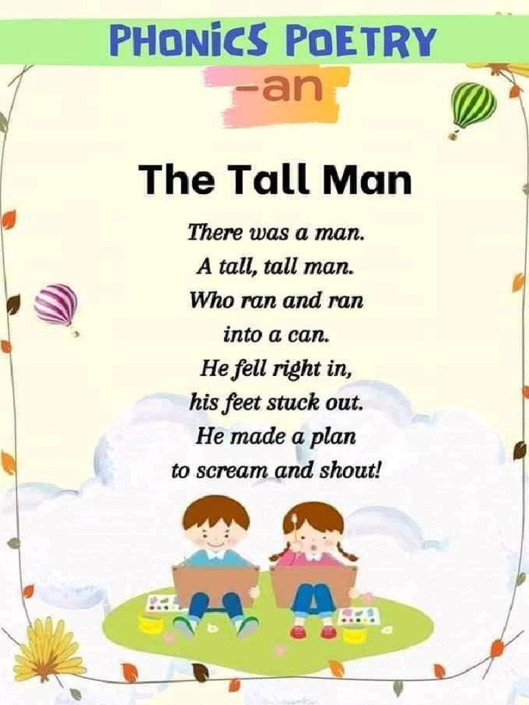 Phonics Poetry | PDF