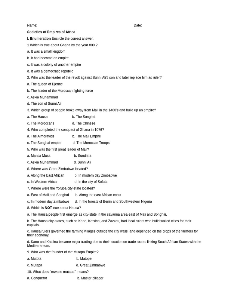 Chapter 12 Quiz Pdf 