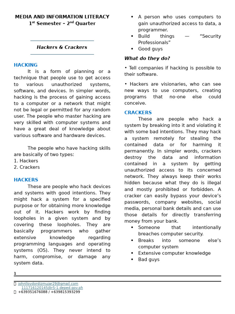 Reviewer in MIL Reports Only | PDF | Security Hacker | Computers