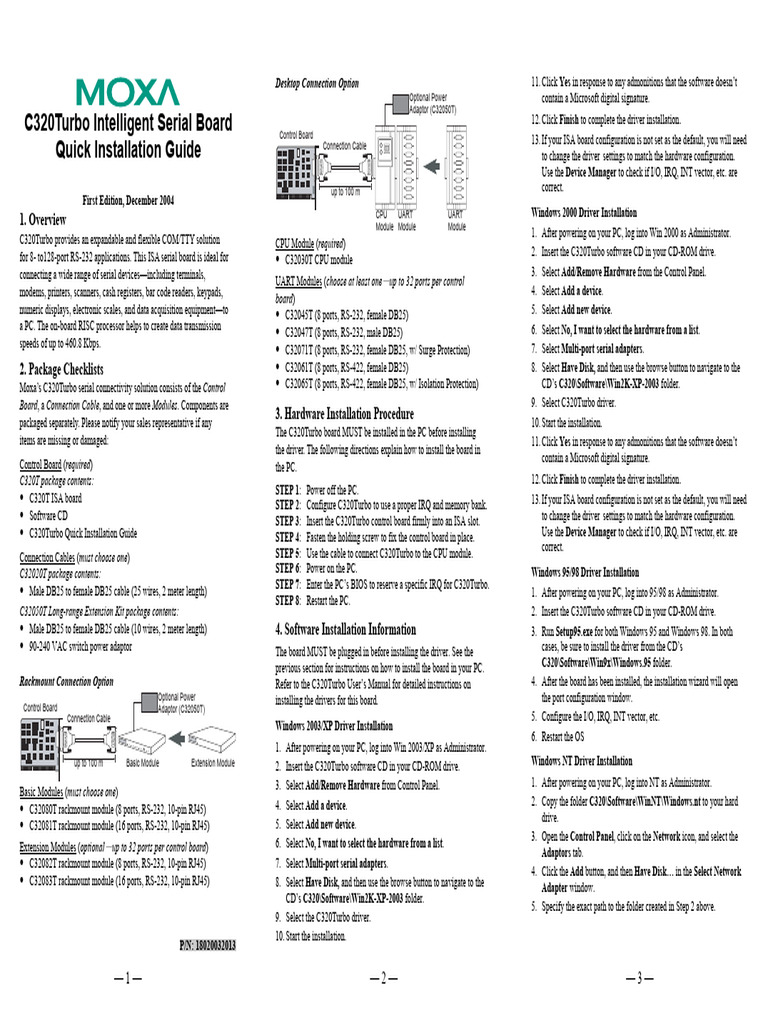 pm06_MANUAL CONJUNTO MOXA TURBO 32 CANAIS 2 | PDF