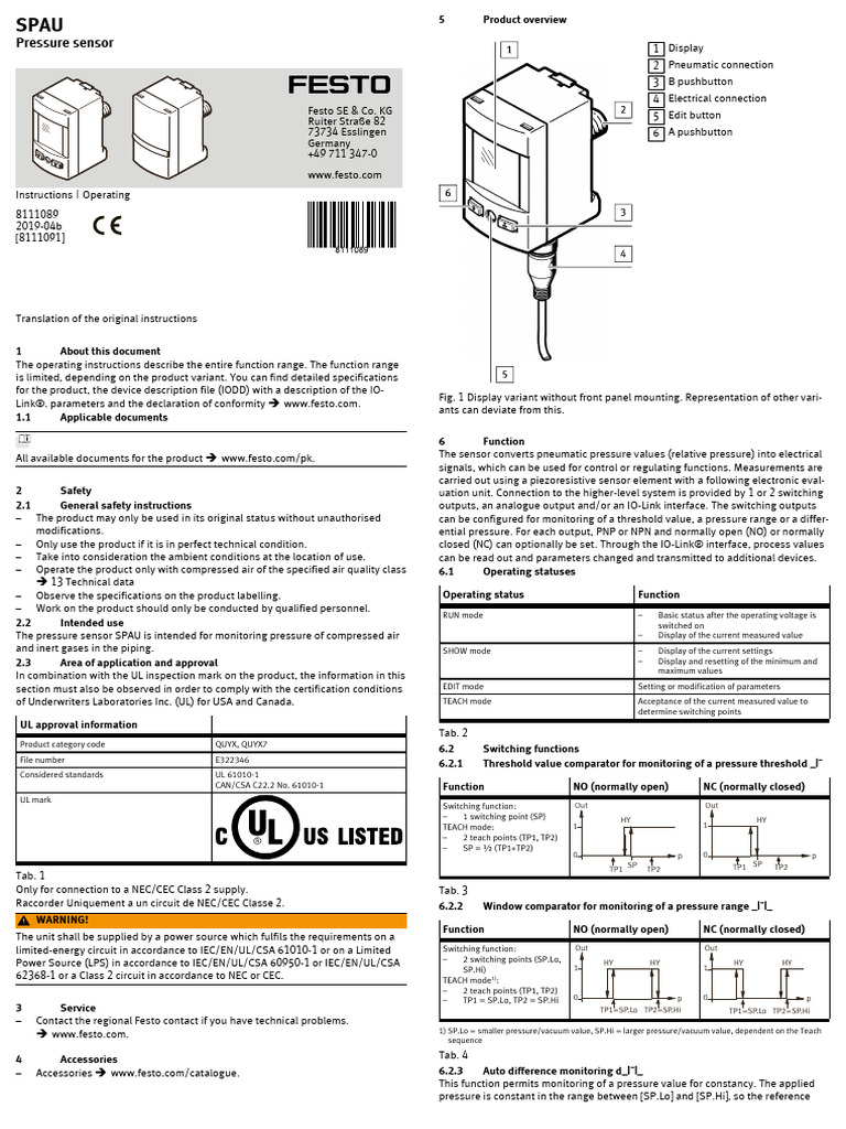 SPAU Instruction 2019-04b 8111091g1 | PDF