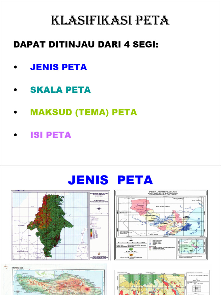 2 Jenis-Jenis Peta | PDF