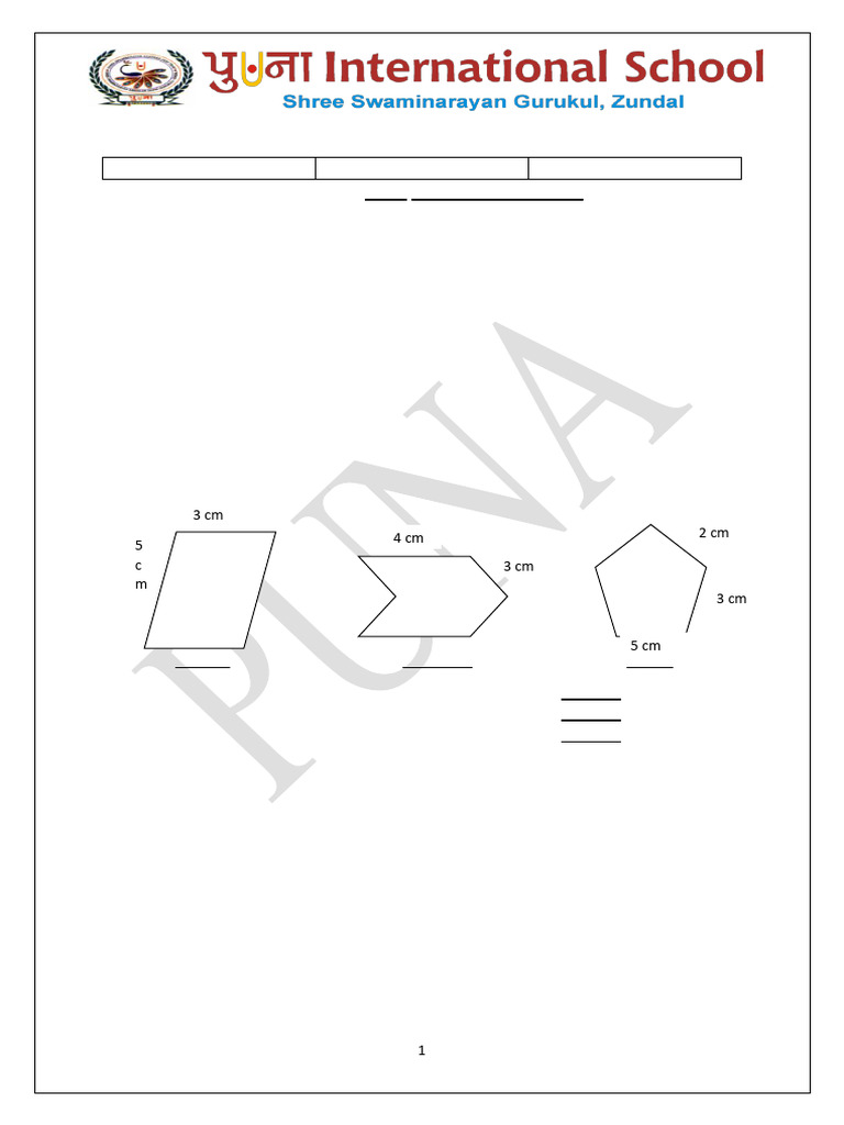 Class 5 Maths Ch 3 Worksheet June Nidhi Pdf