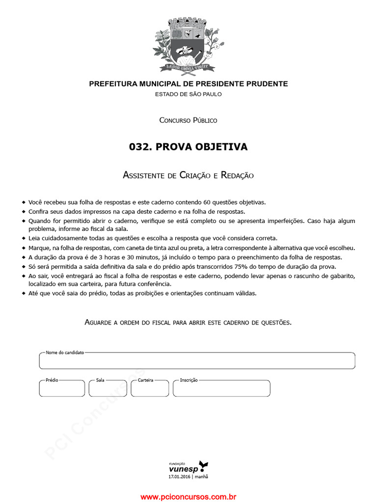 Assist de Criac e Redac | PDF