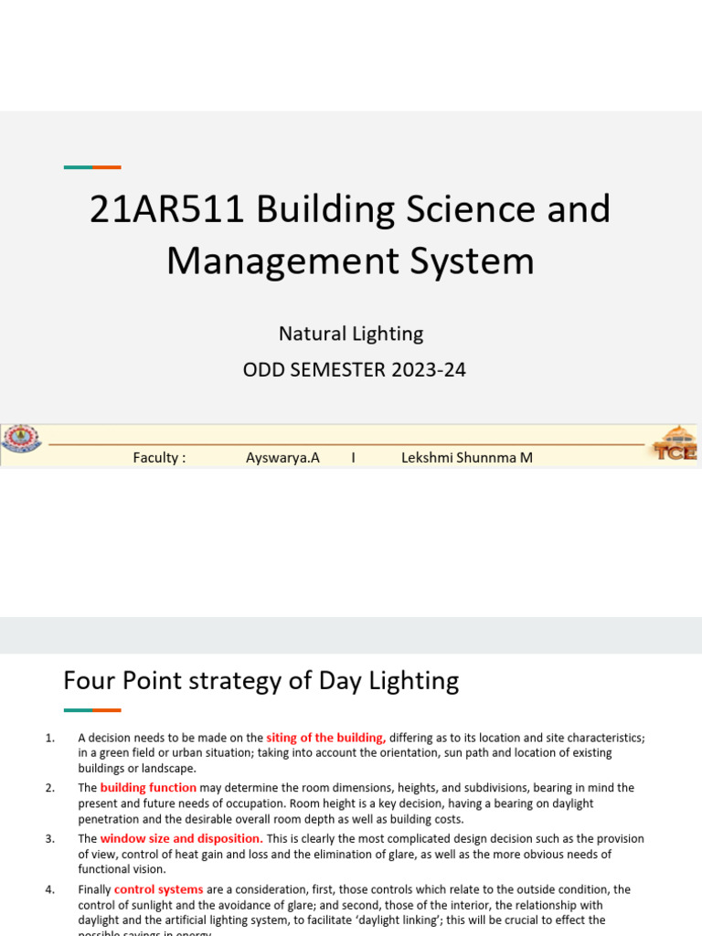 Strategies of Daylighting | PDF