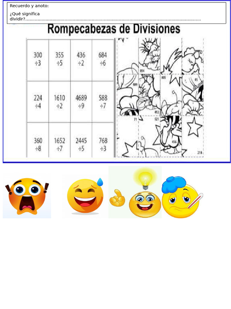 REPASAMOS DIVISIÓN EN 4TO GRADO | PDF