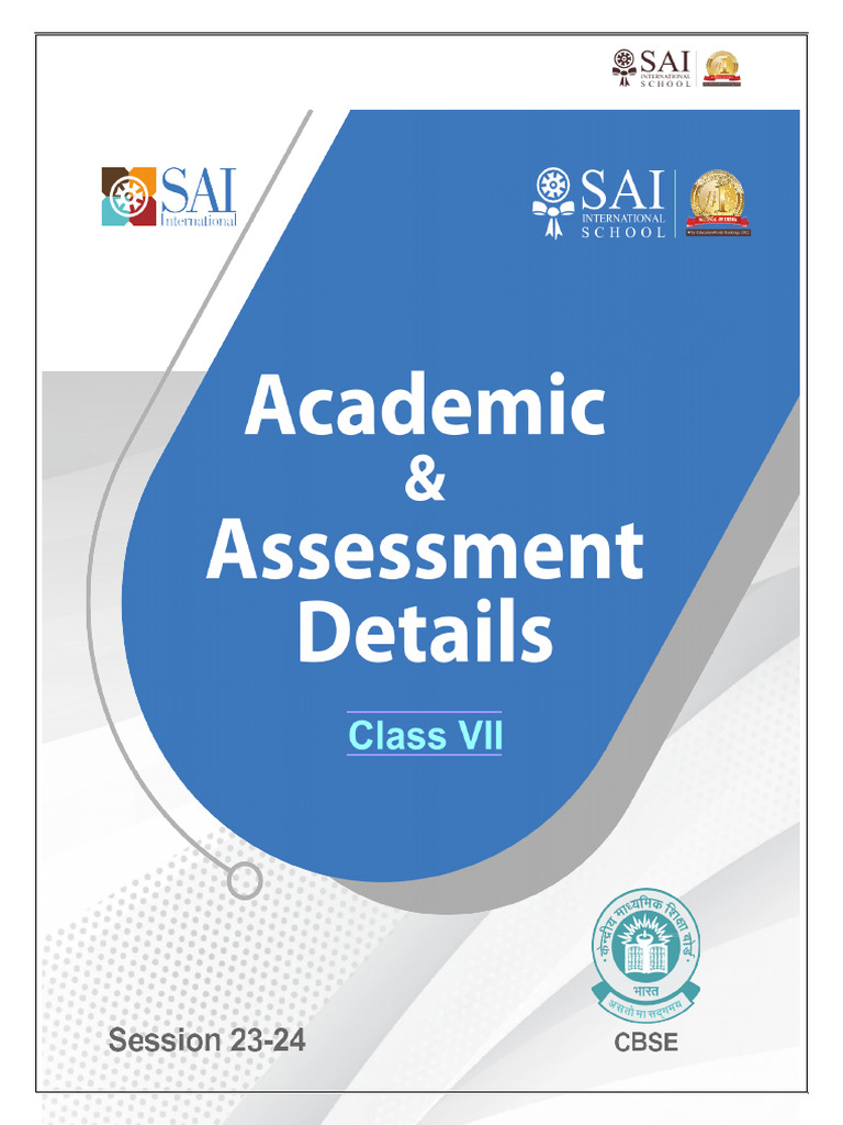 Class Vii Orientation 2023-24 (Cbse) | PDF