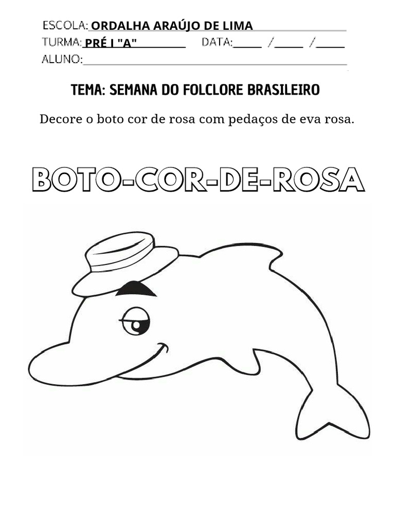 Atividade Boto | PDF