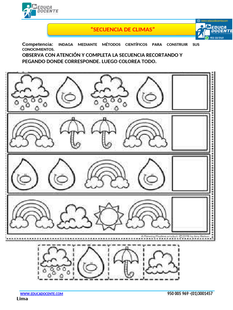 3anexo Secuencia Del Clima 3act 11exp Apre 4anitos | PDF