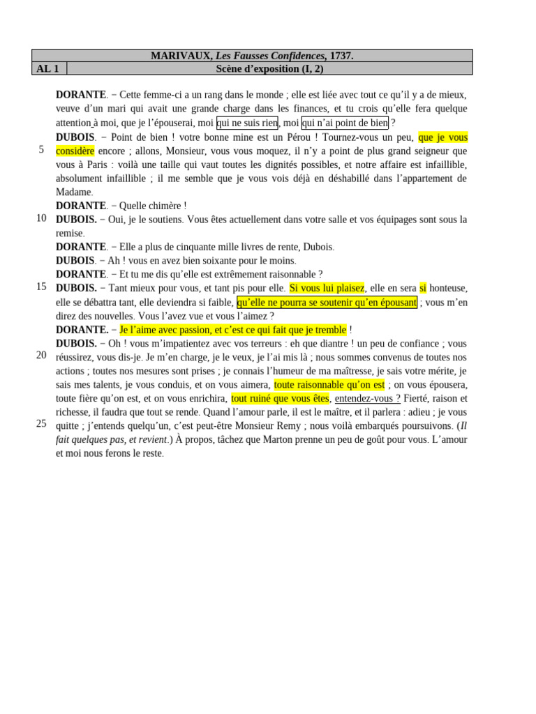 Textes Théâtre AL 2 | PDF