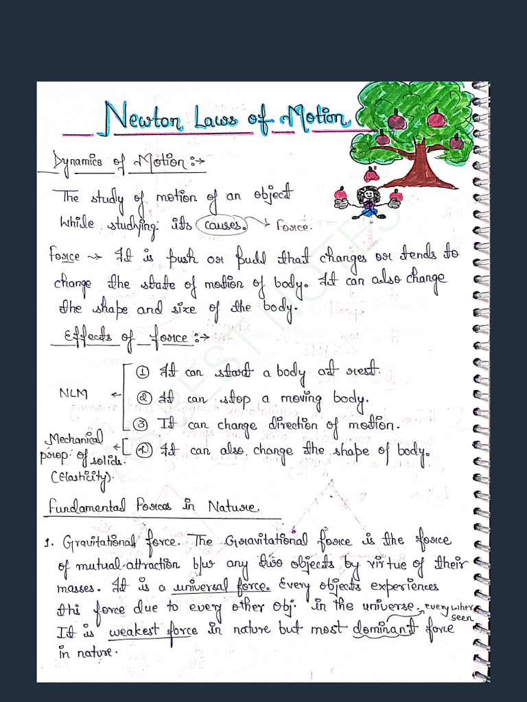 Newton Laws of Motion | PDF | Physics | Science & Mathematics