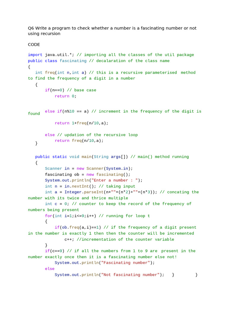 Fascinating Number | PDF