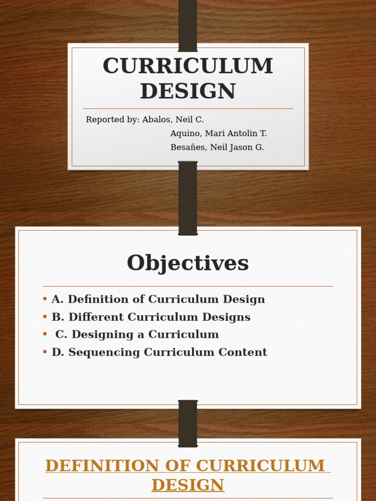 Curriculum Design | PDF