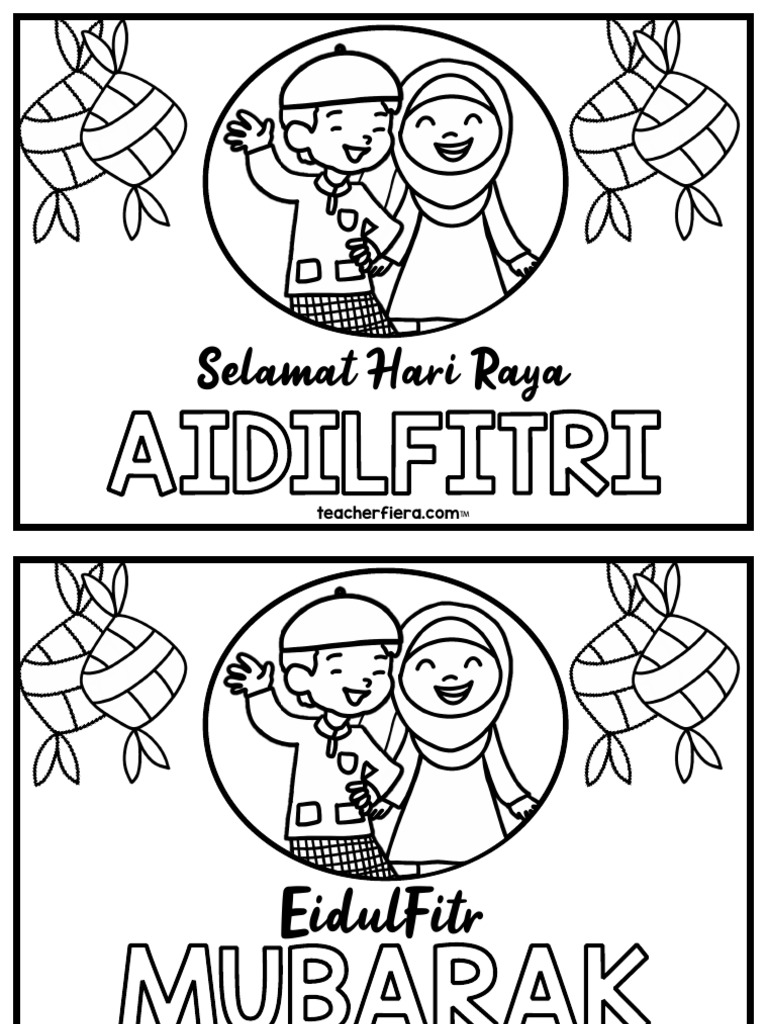Hari Raya Colouring Sheets 2021 | PDF