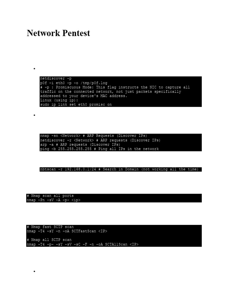 Network Pentest | PDF