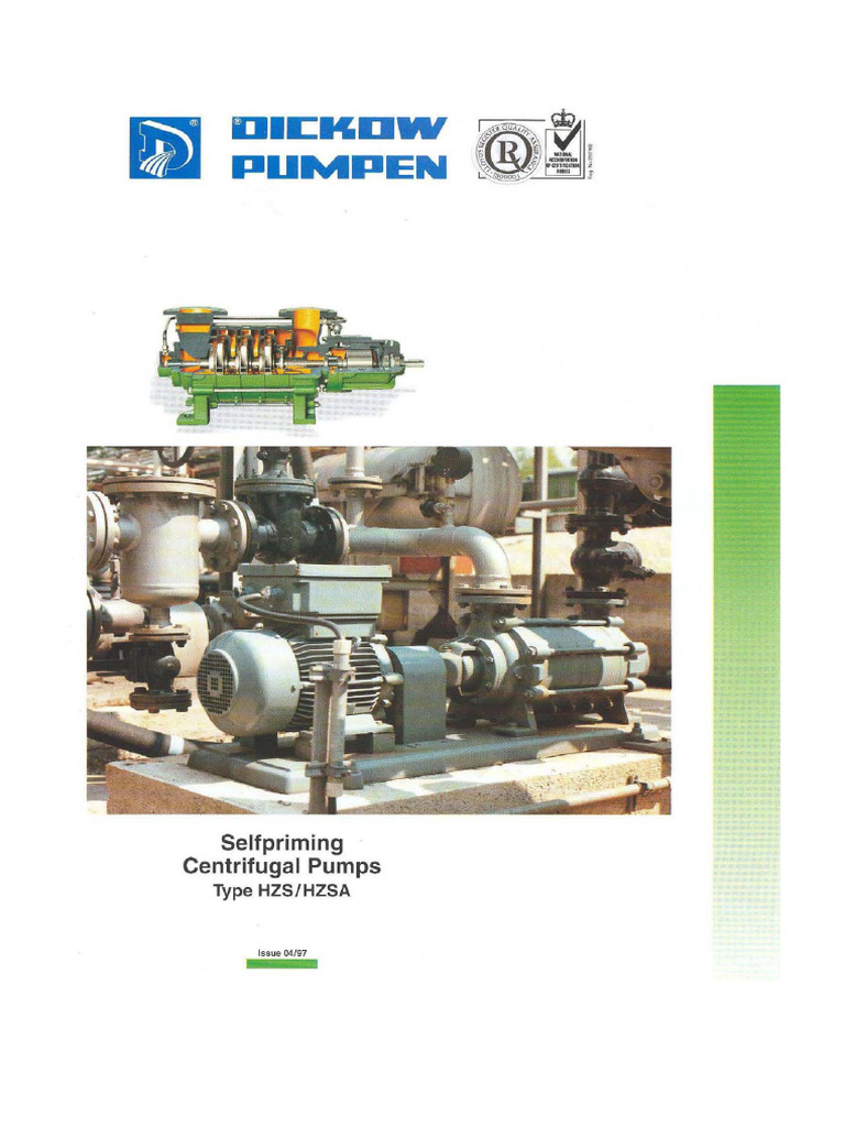Catalog Model HZS (Selfpriming) Dickow Pumpen | PDF