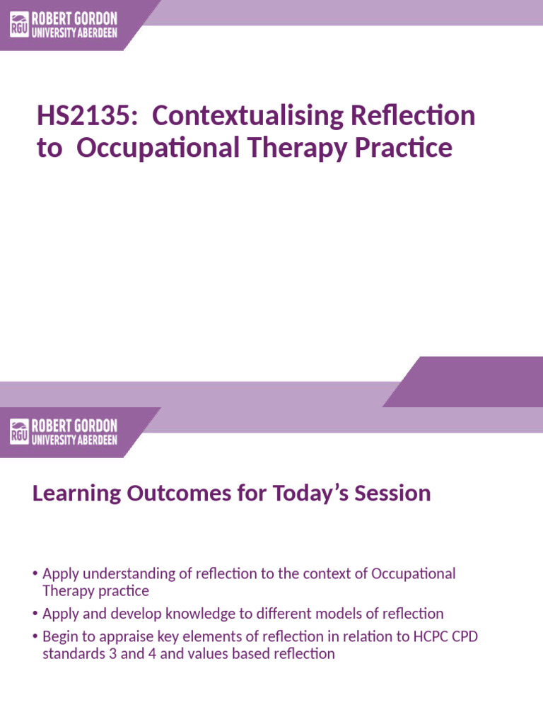 Pre-Class Slides - Importance of Reflection To Practice | PDF