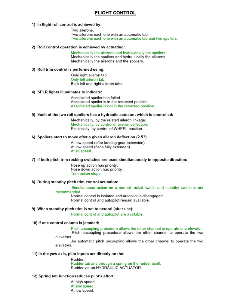 Flight Control | PDF