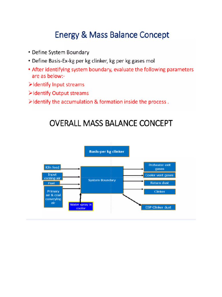 3 Tips Energy & Mass Balace | PDF