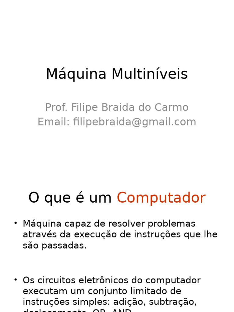 Aula01 Maquina Multinivel v01 | PDF