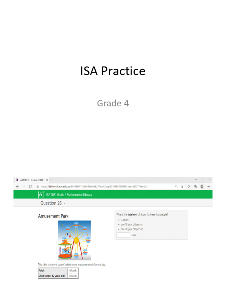 ISA Practice Test | PDF