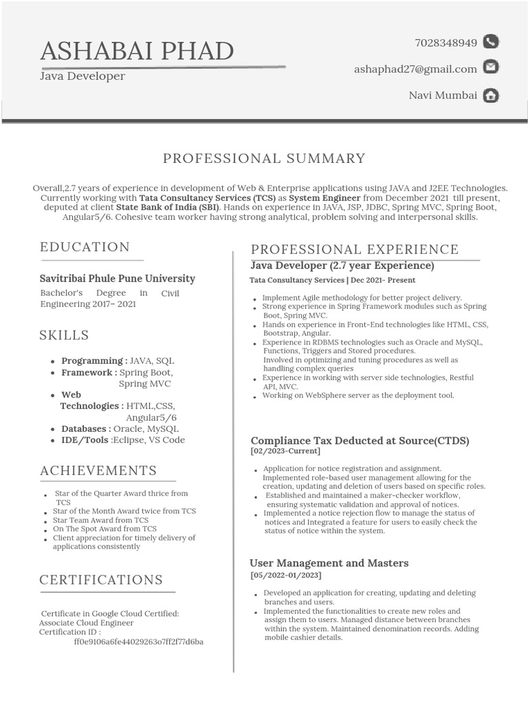 Asha Resume | PDF