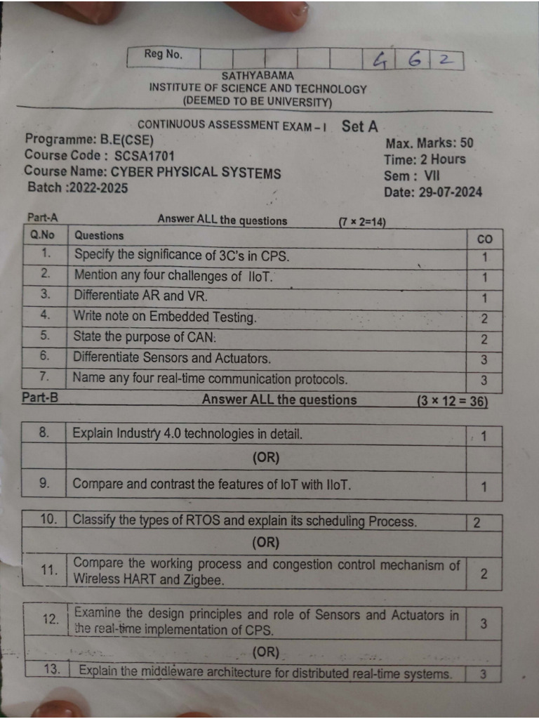 Cae Questions Papers | PDF