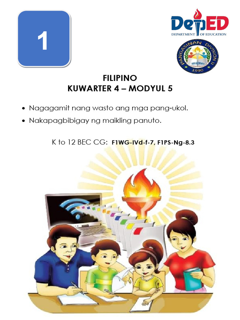 FILIPINO 1 Q4 Modyul 5 | PDF