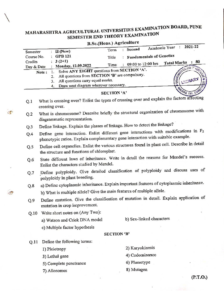 Agri 2 Sem New 2021-22 | PDF