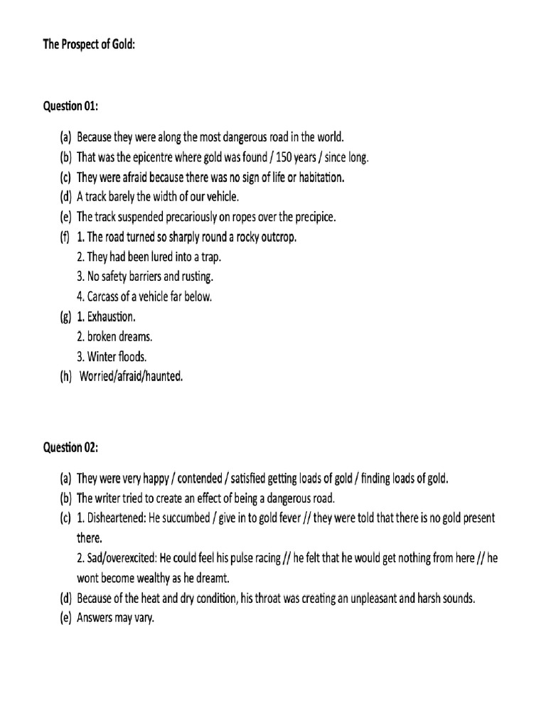 Mocks Practice Mark Scheme | PDF